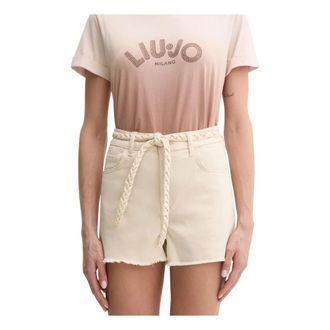 Liu Jo Short Shorts - Femme - Shorts - Beige - Taille: W26