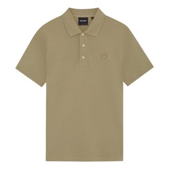 Lyle & Scott Homme, Tops, Vert, Taille: S Polo en coton Superfine