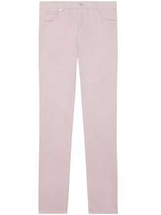 Courrèges jean en coton à coupe droite - Rose