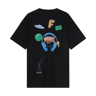 Flaneur Fl&acirc;neur, Herren, Oberteile, Schwarzk, 2XLGr&ouml;&szlig;e