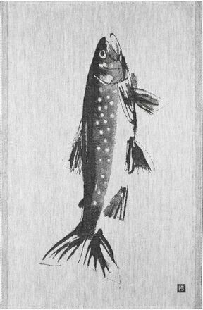 Lapuan Kankurit Rautu x Teemu Järvi Geschirrtuch 46x70 cm schwarz, weiß