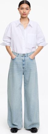 Arket CEDAR Oversized Wide Jeans -Blau
