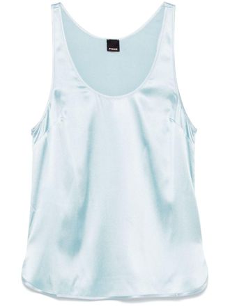 Pinko Oberteil aus Satin - Blau
