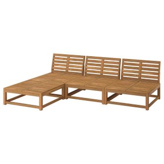 IKEA N&Auml;MMAR&Ouml; 3er-Sitzelement + R&eacute;camiere