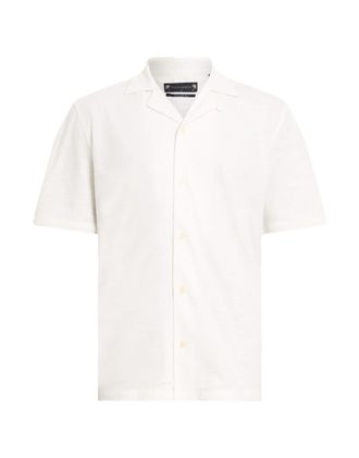 AllSaints Robson - Chemise &agrave; manches courtes - Blanc cass&eacute;