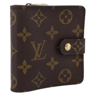 Louis Vuitton Portefeuille vintage monogramme en toile pr&eacute;-poss&eacute;d&eacute; - Femme - Pre-owned - Brun - Taille: ONE Size