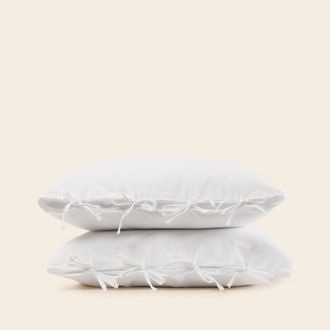 Madura Lot De 2 Taies DOreiller Satheene Simplement blanc - BLANC