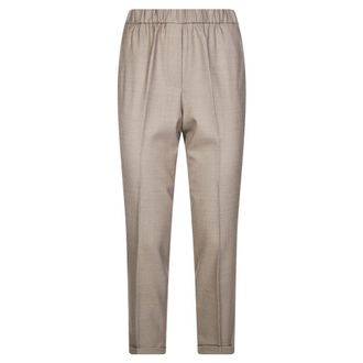 Antonelli Rosalba Pantalone Elastico - - Trousers - Damen - Beige - M