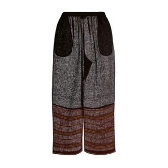 Tory Burch Linen Beach Pant - - Trousers - Damen - Mehrfarbig - S