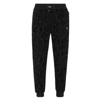 Philipp Plein Homme, Pantalons, Noir, Taille: 4XL Pantalons de surv&ecirc;tement Gothic Plein