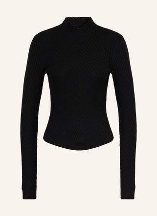 Victoria Beckham Pullover Aus Merinowolle schwarz
