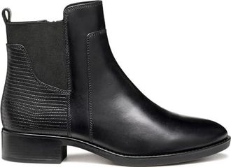 Geox Bottines D Felicity Ankle pour femme, noir, taille 39,5 UE, Noir, 39.5 EU