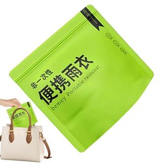 Generico Veste imperm&eacute;able l&eacute;g&egrave;re - Poncho imperm&eacute;able &eacute;pais - Poncho de pluie portable, pour hommes adultes, randonn&eacute;e, camping, pique-nique, observation en p