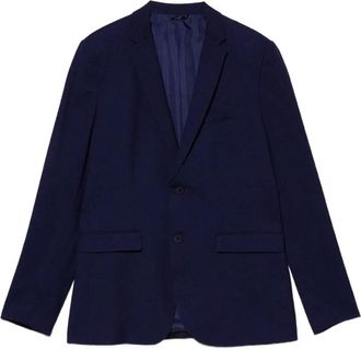 Sisley costume à veste à simple boutonnage - Bleu