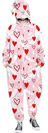 Generic Pyjama Hommes en Polaire, Ensemble De Pyjamas en Polaire Grenouill&egrave;re Adulte en Pilou Manche Longue Capuche 2024, Ensemble de Pyjama Chaud en Daim Sim