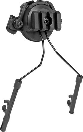BESPORTBLE Helm Headset Adapter Arc Rail Adapter Aufhängung Kopfhörer Halterung Jagd Ohrenschützer Unterstützung Aufsätze Zubehör 19-21Mm (Schwarz)