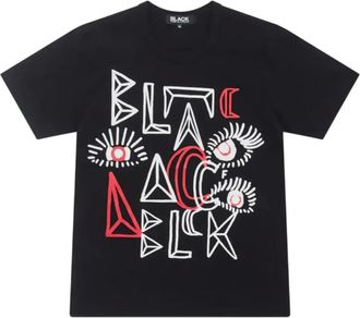Comme Des Garçons t-shirt à imprimé graphique - Noir