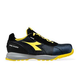 Utility Diadora Diadora Homme Glove MDS MATRYX S1P HRO SRC Chaussure de Piste dathlétisme, Classic Navy/Yellow, 42 EU