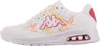 Kappa Mixte Code du Style : 243306fl Harlem EMB FL pour Femme Basket, Blanc/Multicolore, 38 EU