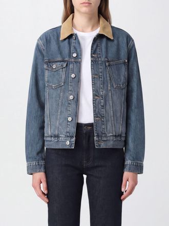 J.W.Anderson Jeansjacke aus Baumwolle mit Cordkragen