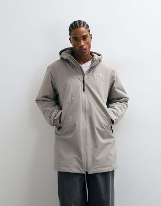 The North Face Range parka l&eacute;g&egrave;re &agrave; capuche couleur stone-Neutre