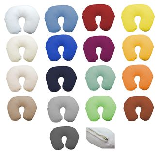 Kneer Nackenh&ouml;rnchen-Bezug Frottee Baumwolle Rei&szlig;verschluss Farbe: Limone