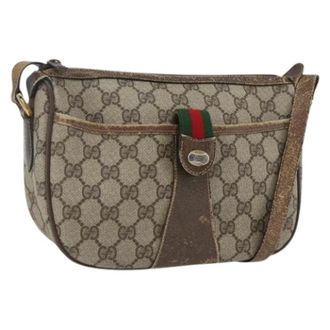 Gucci Sac bandouli&egrave;re en plastique Pre-owned - Femme - Pre-owned - Beige - Taille: ONE Size