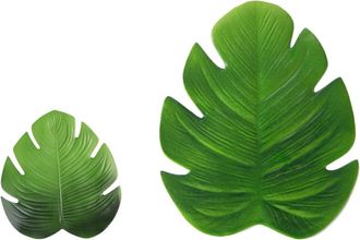 BESPORTBLE Gatuida 2 St&uuml;ck Eva Tischset und Blattf&ouml;rmiger Becheruntersetzer Rutschfestes Hitzebest&auml;ndiges Tischdekor f&uuml;r K&uuml;che und Esszimmer Vielseitig als Platz