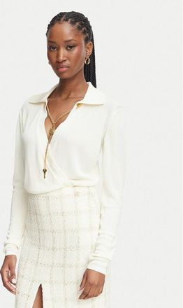 Elisabetta Franchi Body BK-03S-66E2-V440 Creme Regular Fit