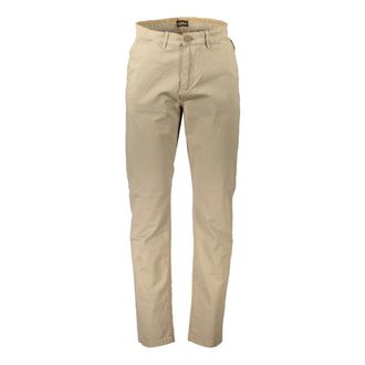 Napapijri Homme, Pantalons, Beige, Taille: W35 Pantalon Homme Beige 4 Poches Zip
