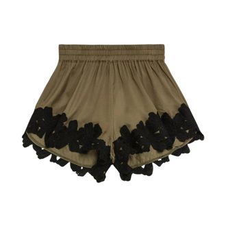 A Paper Kid Femme, Shorts, Vert, Taille: 36 FR Shorts