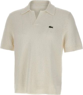 Lacoste Homme, Tops, Blanc, Taille: 3XL Polo en maille bouclette coupe classique