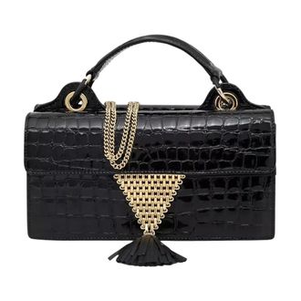 Aquazzura Femme, Sacs, Noir, Taille: ONE Size Downtown 24/7 Handbag