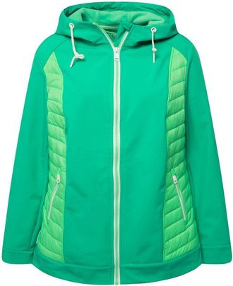 Ulla Popken Outdoorjacke HYPRAR Hybrid-Kapuzenjacke wasserabweisend