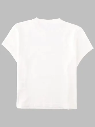 Alexander Wang Logo-Embellished Cotton T-Shirt - White