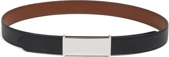 Maison Margiela Homme, Accessoires, Noir, Taille: 110 CM Ceinture R&eacute;versible Numeric