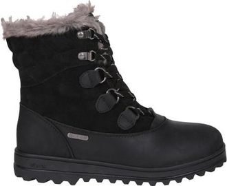 Mountain Warehouse Vostock Schneestiefel f&uuml;r Damen, Leder, Wasserfest (Schwarz)