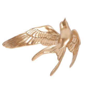 FOMIYES 3d vogel Wandornament aus Kunstharz Leichtes Vogelfigur H&auml;ngeornament f&uuml;r Wohnraum Moderne Gartendeko und Wanddekoration