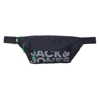 Jack & Jones Jacashford Sac Banane en Maille pour Homme, Blazer Bleu Marine/détails : Vert île, One Size