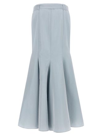 Pinko Mermaid Taffeta Skirt - Blue