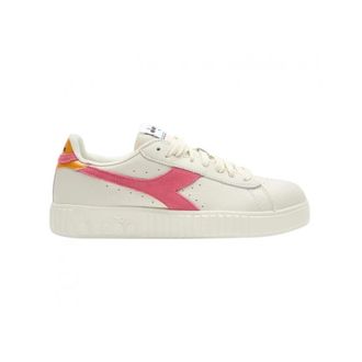 Diadora Femme, Chaussures, Blanc, Taille: 39 EU Baskets en Cuir Blanc Style Premium
