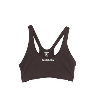 Sporty & Rich Logo-print Bra