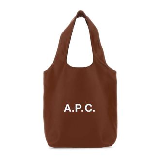 A.P.C. Ninon Small Tote Bag - - Bags - Damen - Braun - ONE SIZE