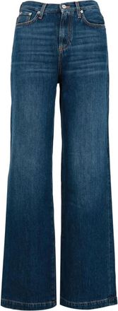 Roy Rogers Femme, Jeans, Bleu, Taille: W30 Wide Jeans