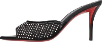 Christian Louboutin Femme, Chaussures, Noir, Taille: 38 EU Apostropha Mule