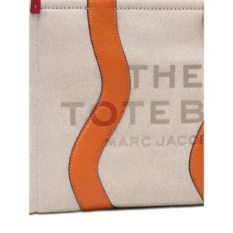 Marc Jacobs Canvas and Leather Colorblock Tote Bag
