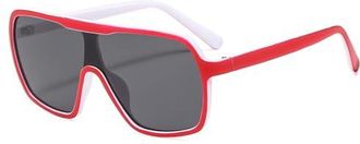 Generic Lunettes De Soleil Dextérieur À Grande Monture For Hommes, For Vacances, Conduite, Trajets Quotidiens(Red)