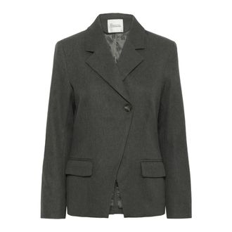 MY ESSENTIAL WARDROBE Blazer Veste Ombre Fonc&eacute;e - Femme - Vestes - Vert - Taille: 42 FR