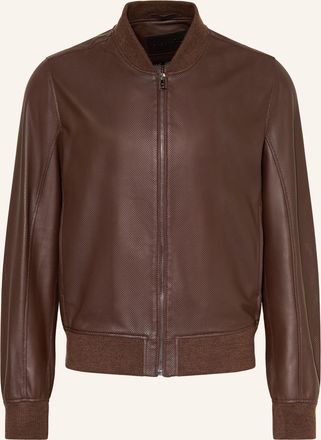 Manzoni24 Manzoni 24 Lederblouson braun