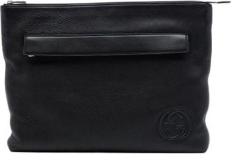 Gucci Sac pochette vintage Pre-owned - Femme - Pre-owned - Noir - Taille: ONE Size